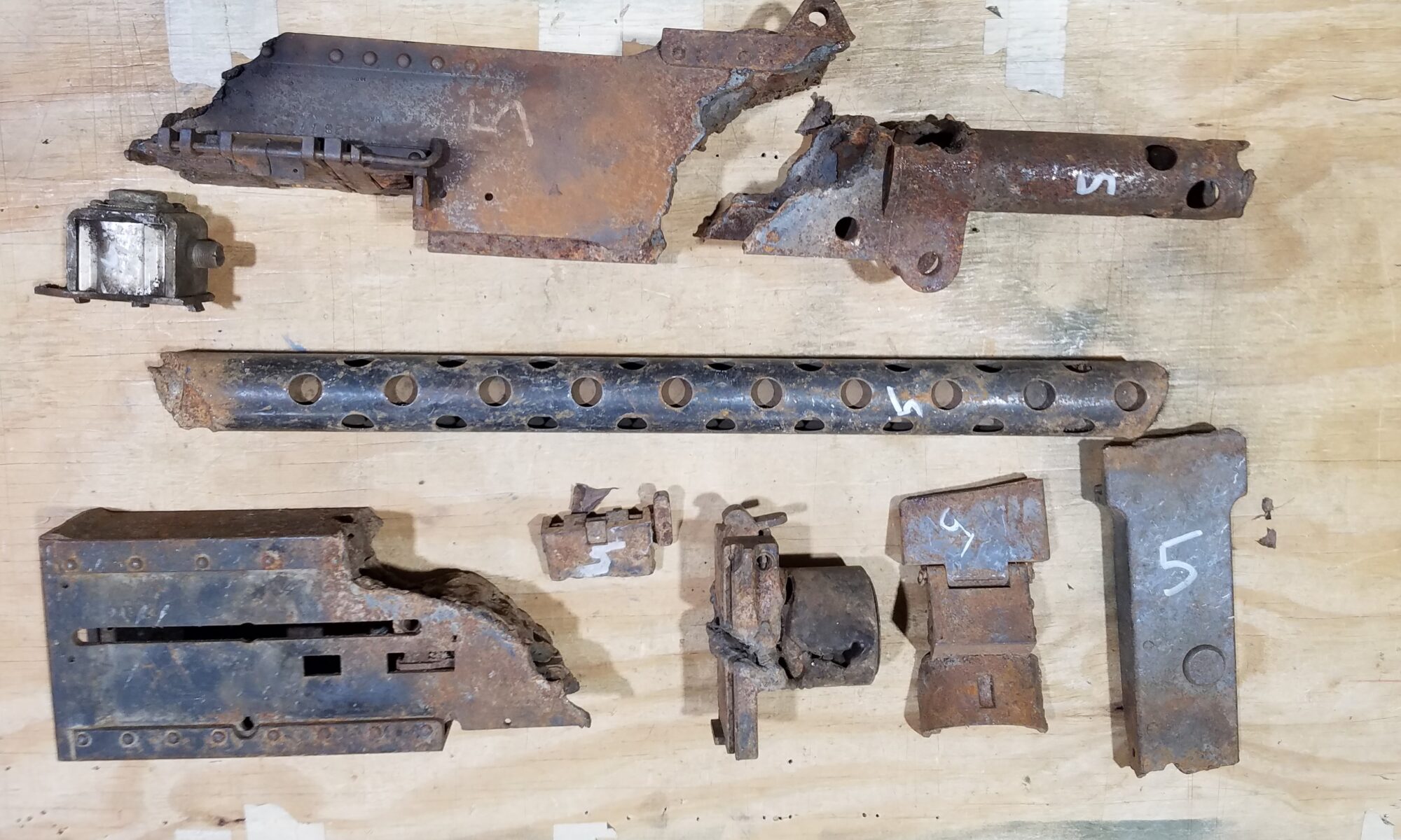 DEMILLED M3 .50cal Anti-Aircraft Gun Parts Kit – Indiana Army Surplus